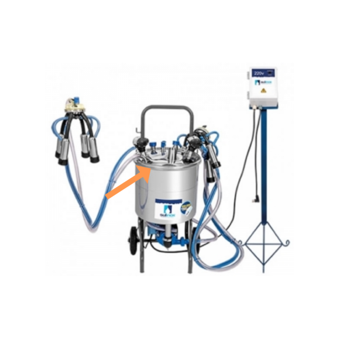 Junta Transferidor Sulinox Cinza Escuro Compacto 40 Litros