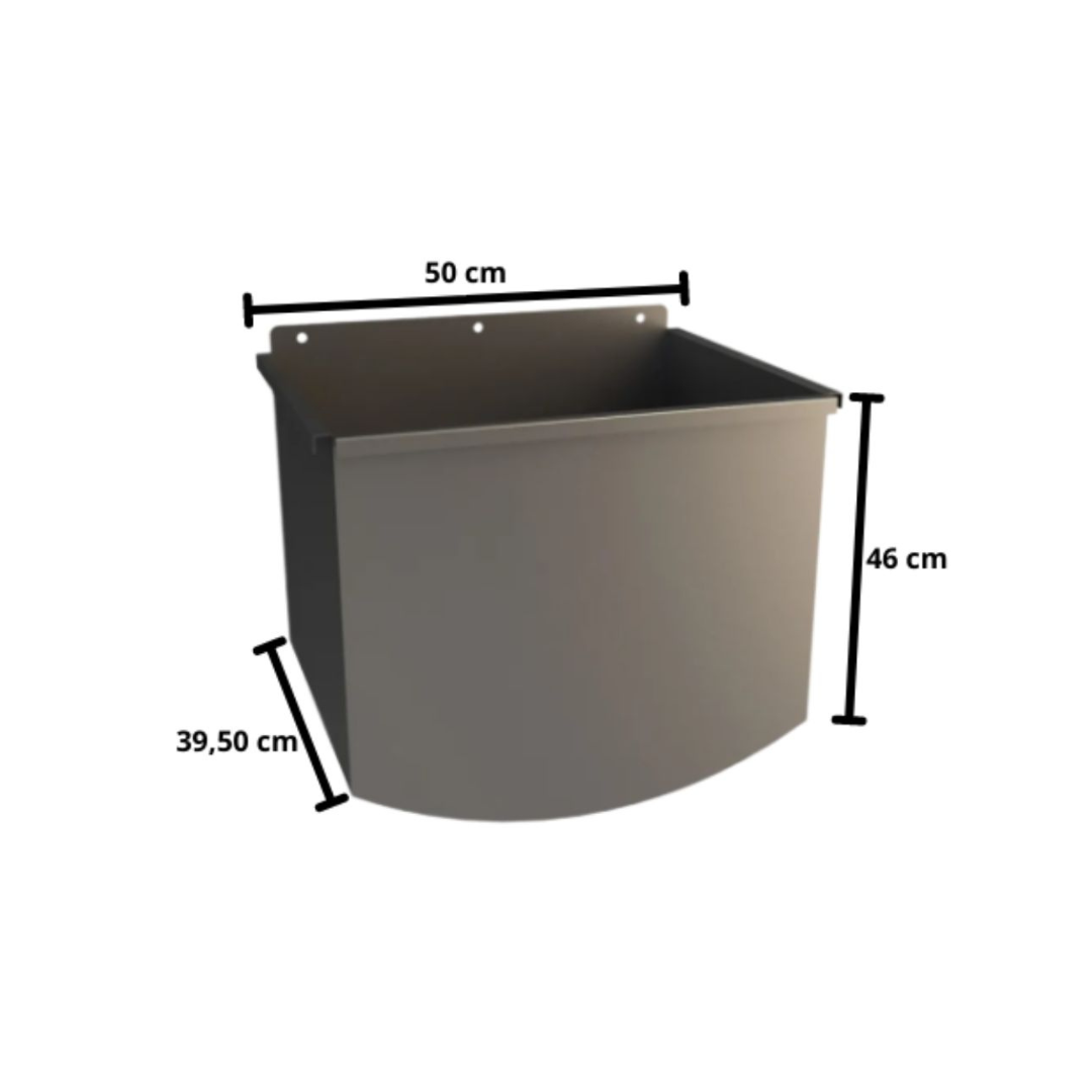 Tanque Inox para Lavagem 60 Litros